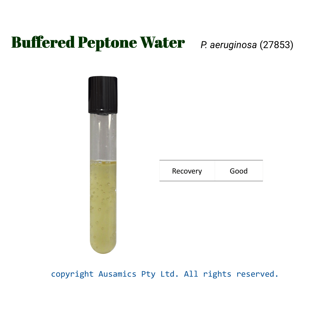 Buffered Peptone Water, BPW | AuSaMicS
